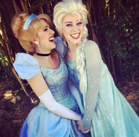 Cinderella And Elsa Disney Cosplay