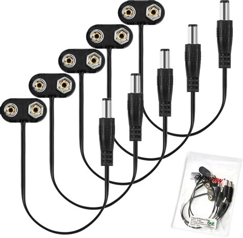 Yanmaoyi Ul Wires 9v Battery Connector Plug Arduino Battery Power