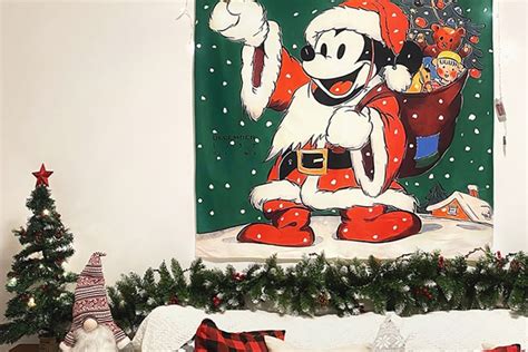 패브릭포스터·그림 해외 디즈니a 크리스마스 초대형 인테리어 패브릭포스터 오늘의집 쇼핑