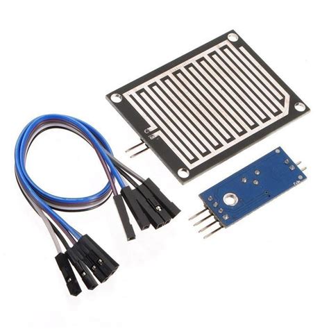 Jual Raindrops Detection Sensor Modue Rain Module Shopee Indonesia