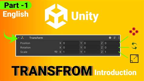 Unity Transform Introduction Ankit Noob English Youtube