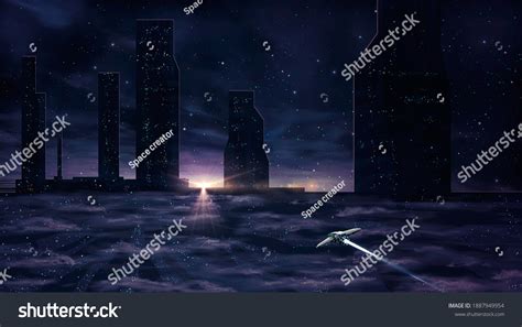 Sci Fi City Night