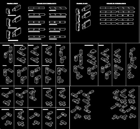 Wooden Joints Dwg Block For Autocad • Designs Cad
