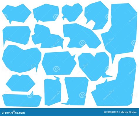 Big Set Of Dialog Boxes Stock Vector Illustration Stock Vector Illustration Of Social