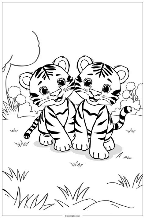 호랑이 색칠공부 37장 무료 Pdf・png 출력