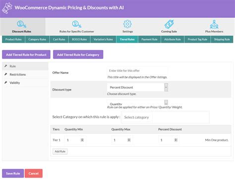 Woocommerce Dynamic Pricing And Discounts By Redefiningtheweb Codecanyon