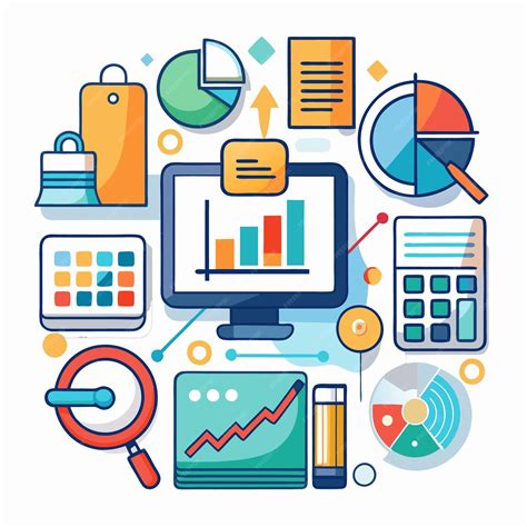 Business Analytics And Data Analysis Concept With Charts Graphs And