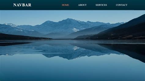 create a simple navigation bar using html and css website header