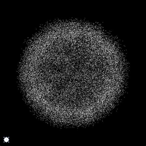 Sphere Consisting Of Points D Technology Grid Stock Vector Illustration Of Education Nano