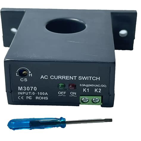 Current Sensing Relay Ac Current Sensing Switch 0 100a Normally Open Amp Sensor