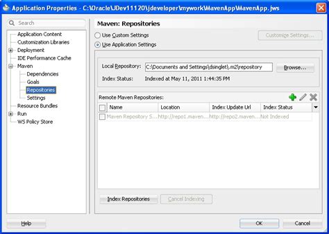 JDeveloper Maven Integration