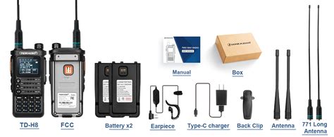 2nd Gen Tidradio Td H8 10watt Ham Handheld Radio Bluetooth Programming Repeater