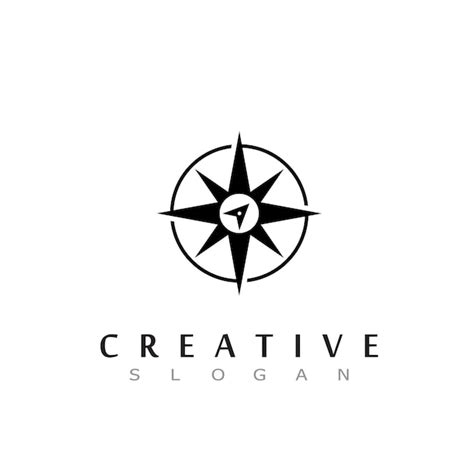 Premium Vector Creative Compass Concept Logo Design Template