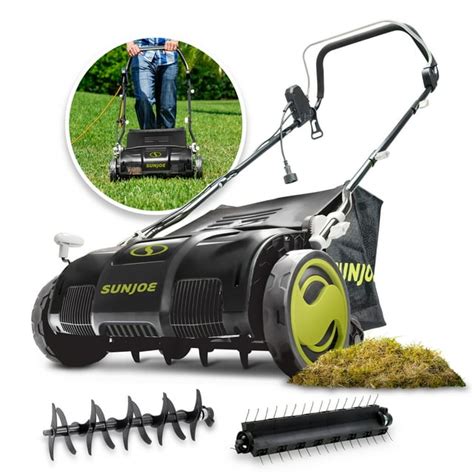 Open Box Sun Joe 13 Amp Electric Dethatcher And Scarifier With Removeable Bag