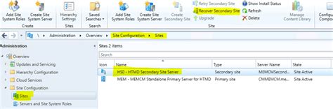 Sccm Secondary Server Hotfix Installation Guide Configmgr Htmd Blog