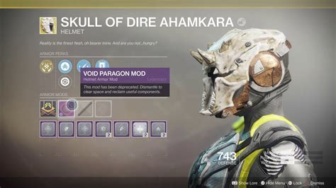 Destiny 2 Opulence Super Mod Skull Of Dire Ahamkara Youtube
