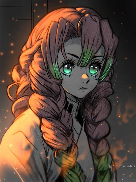 Kanroji Mitsuri Kimetsu No Yaiba Drawn By Harutoyumaarts Danbooru