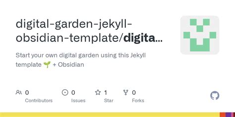 Github Digital Garden Jekyll Obsidian Template Digital Garden Jekyll Obsidian Template Github