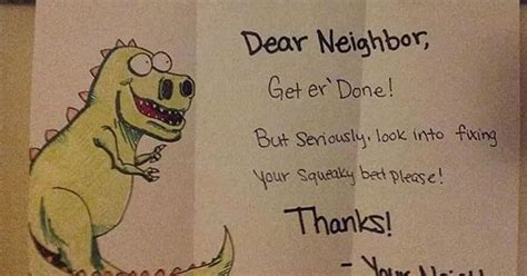Fed Up Neighbours Complaint Letters About Loud Sex Prove Humour Is The Best Tactic Mirror Online