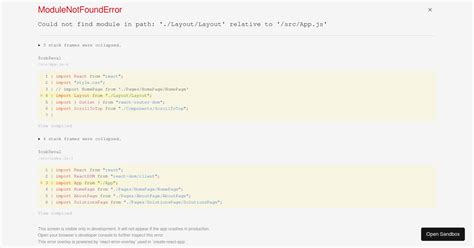 React Router Issue Codesandbox