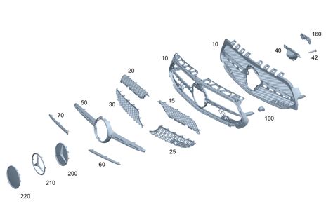 1954 2022 Mercedes Benz Radiator Shell 177 880 68 03 Oem Vehicle Parts