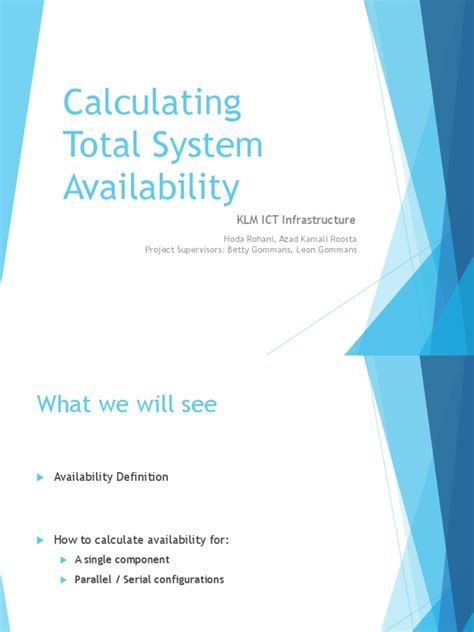 Availability Calculation Pdf Network Interface Controller Computer Network Availability Calculation Pdf Network Interface Controller Computer Network