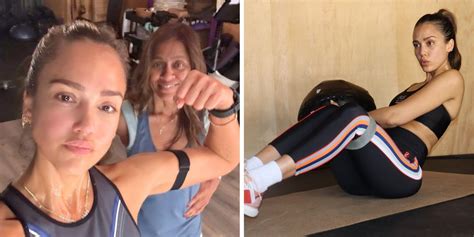 Jessica Albas Trainer Says This Ab Challenge Will Transform Your Core