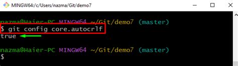 lf warning replaced by crlf in english