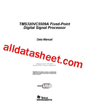 TMS VC A Datasheet PDF Texas Instruments