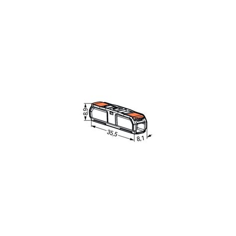 WAGO 221-2411 Durchgangsverbinder mit Hebel 60 Stück | Wago Serie 221 ...