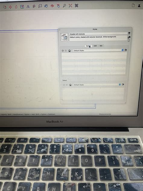 Styles Window Blank Sketchup Sketchup Community