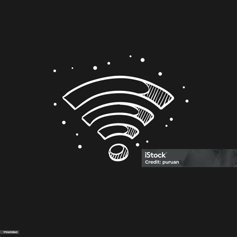 블랙wifi 기호 스케치 아이콘 무선 기술에 대한 스톡 벡터 아트 및 기타 이미지 무선 기술 스케치 아이콘 Istock