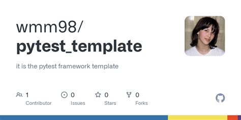 GitHub Wmm98 Pytest Template It Is The Pytest Framework Template