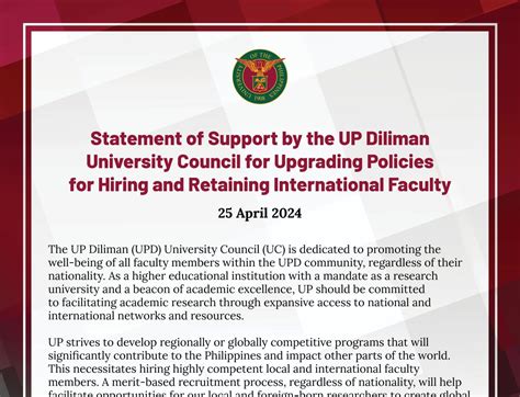 Statement By The Faculty Of Up Diliman Artificial Intelligence Ai Program On The Use Of Ai