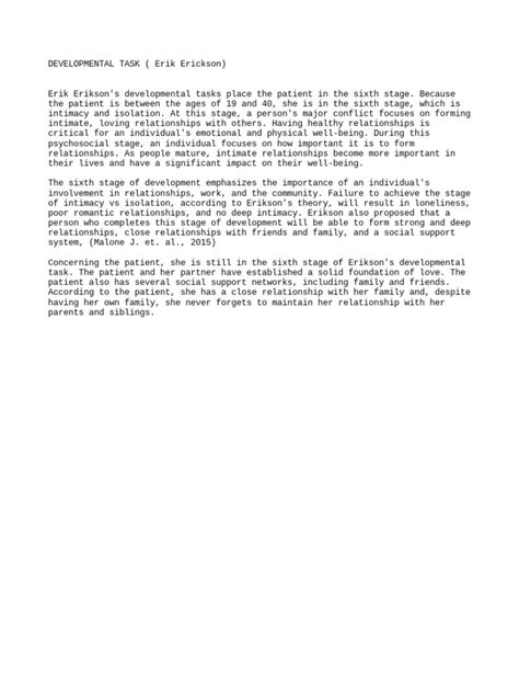 Developmental Task Pdf