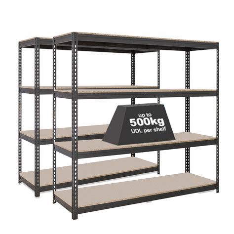 2x Storalex Crw Industrial Shelving Units 1800mm High And 1x Crw