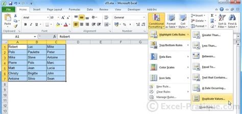 Excel Course Conditional Formatting Examples To