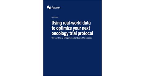 Using Real World Data To Optimize Your Next Oncology Trial Protocol