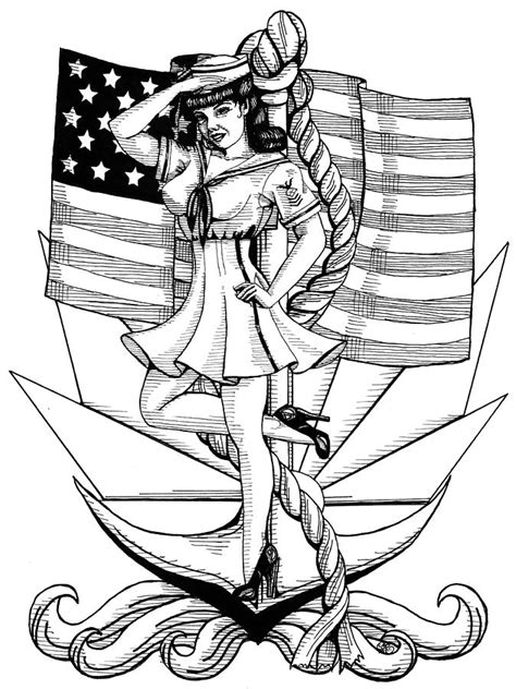 Pin Up Girl Drawing Easy At Kaitlyn Fitzhardinge Blog