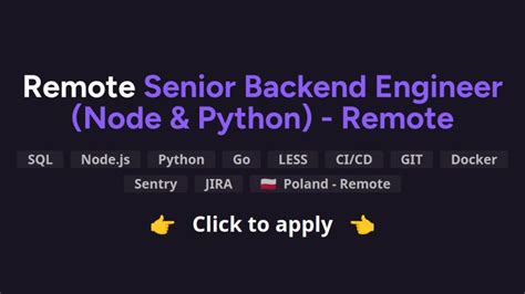 Remote Senior Backend Engineer Node And Python Remote At 360dialog Gmbh Remoteyeah