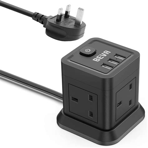 Cube Extension Lead With Usb House Appliances Pro