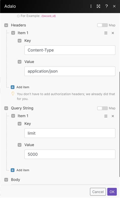 limitation with make formerly integromat get help adalo