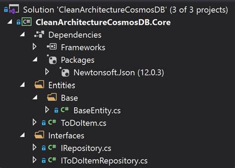 クリーンなアーキテクチャ— Azure Cosmosdbでパーティション化されたリポジトリパターンを使用するaspnetcore Api