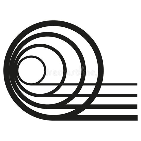 Pattern Dynamic Motion Concept Linear Stock Illustrations 5 663