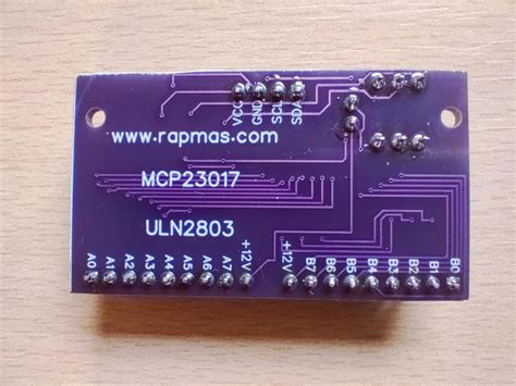 Mcp23017 With 2 X Uln2803 I2c I O Extension Board Expander Arduino