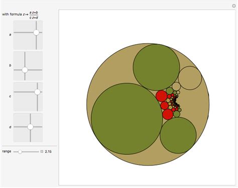 Circle Packings With Linear Fractional Transformations Wolfram