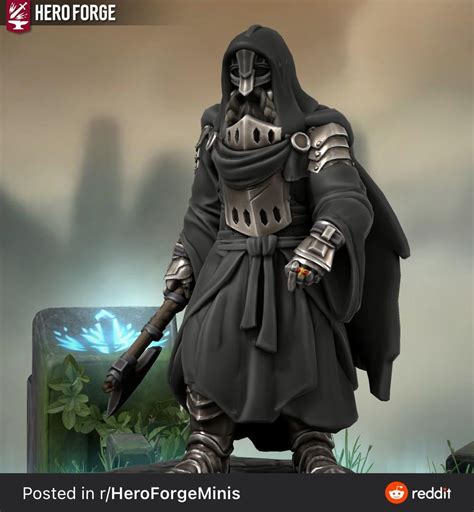 Redemptionchallenge Of My First Ever Dnd Character And Heroforge Mini