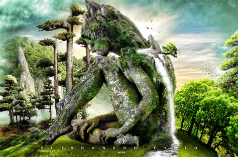 Surreal Stone Face 3 By 35 Elissandro On DeviantArt