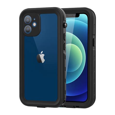 Waterproof Case For Iphone 12 Mini Dteck Full Body Protective Heavy