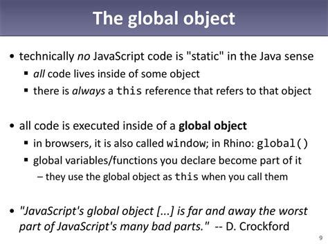 Cse 341 Lecture 27 Javascript Scope And Closures Ppt Download